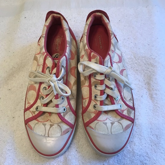 Coach | Shoes | Coach Barrett Signature Lace Up Cap Toe Sneaker | Poshmark